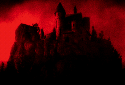 Dark Castle Gif By STL File Gothic Winter Castle 🏰 (OBJ)・3D Print